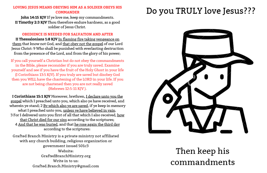 Gospel Tract PDF - Do You Truly Love Jesus???